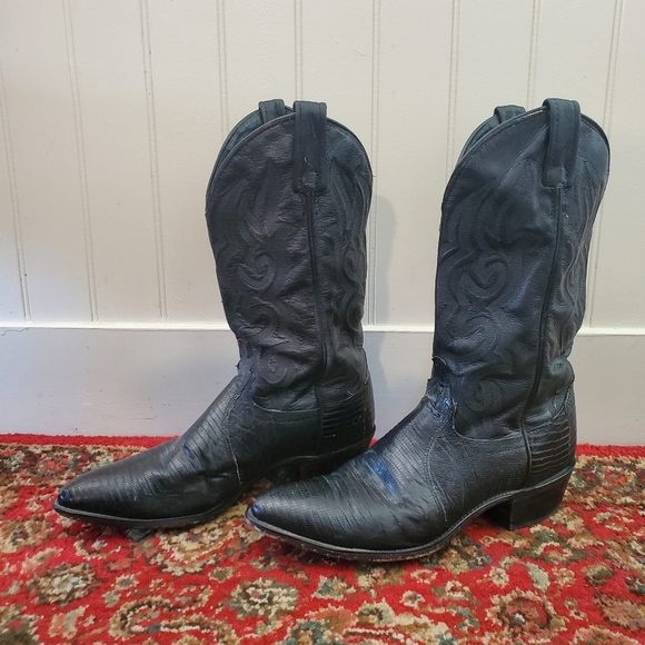 J. Chisholm | Shoes | J Chisholm Black Cowboy Western Boots | Poshmark